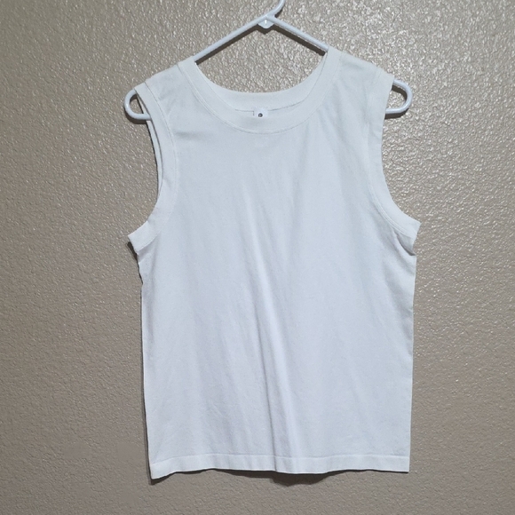 90 Degree By Reflex | Tops | 9 Degree By Reflex Classic White Tank Top ...